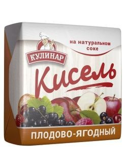 Кисель "Кулинар" плодово-ягодный брикет, 220 г - купить с доставкой по ...