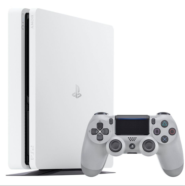 Игровая приставка PS4 Slim White (500gb), ps4, 1 геймпад, reseller ...