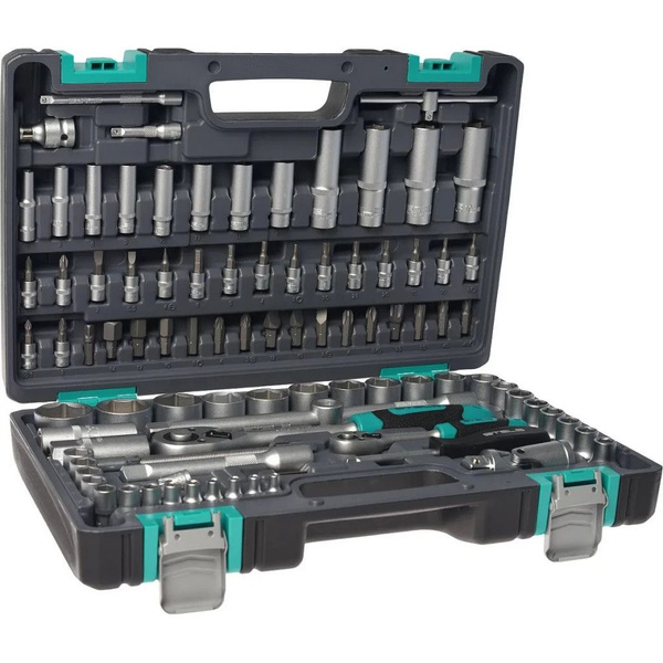 Набор инструментов (94 предмета) "STELS" (1/4", 1/2", CrV, профессионал ...