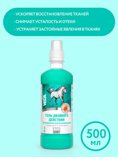 Гель двойного действия охлаждающе-разогревающий с камфорой и ментолом ...
