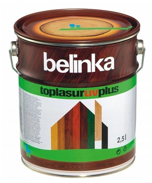 BELINKA TOPLASUR UV PLUS 2,5л. Лазурное покрытие для защиты древесины ...