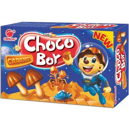 Печенье ORION Choco Boy Caramel 45 гр*3 шт - купить с доставкой по выгодным ценам в интернет ...