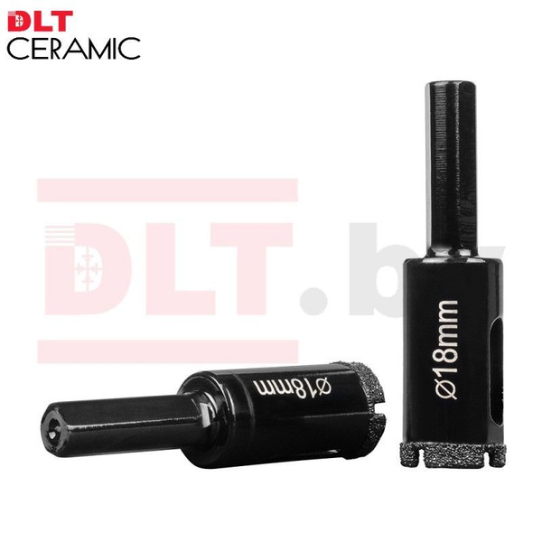 Алмазная коронка по плитке и керамограниту DLT CERAMIC, 18мм - купить ...