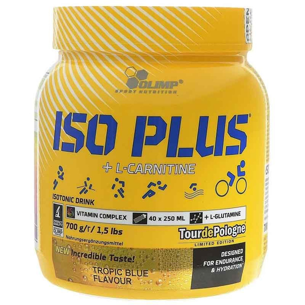 Olimp Iso Plus Isotonic Powder (700 гр.) Тропик блю - купить с доставкой по выгодным ценам в ...