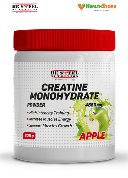 Креатин микронизированный Be Steel Nutrition Creatine Monohydrate 300г ...