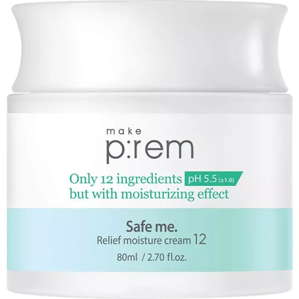 MAKE P:REM Крем для лица увлажняющий Safe Me Relief Moisture Cream, 80 мл купить на OZON по ...