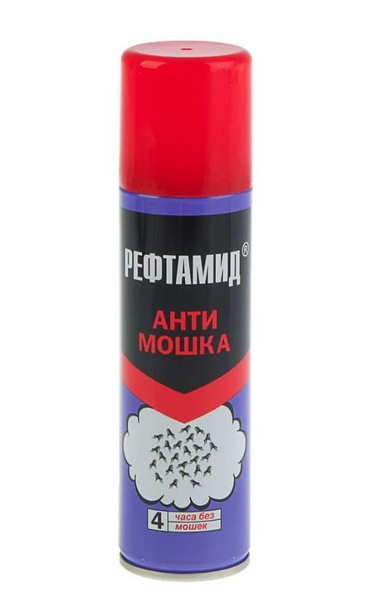 Рефтамид аэрозоль-репеллент Антимошка, 100 мл - купить с доставкой по ...