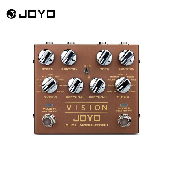 JOYO R-09 Vision Двухканальная педаль модуляции Гитарная педаль мультиэффектов True Bypass JOYO ...