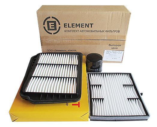 Комплект фильтров EOAC115 (масл.+возд.+салон.) CHEVROLET Lacetti дв1.4 ...