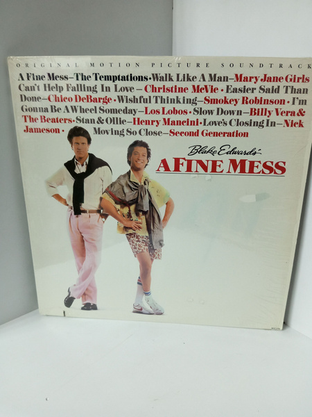 Виниловая пластинка A Fine Mess Soundtrack 1986 Temptations Christine ...