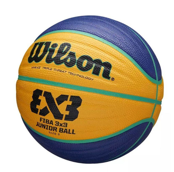 Мяч баскетбольный Wilson FIBA 3х3 Replica, 5 размер, желтый, синий ...