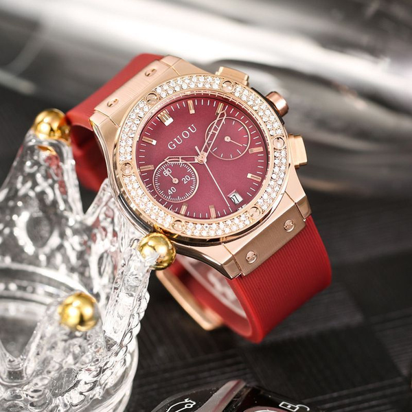 GUOU Часы наручные Кварцевые Guou 8220 - купить с доставкой по выгодным ...