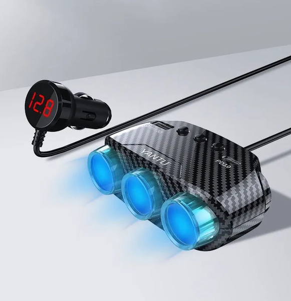 Зарядное устройство для автомобиля USB Type-C / Зapядкa / В ...