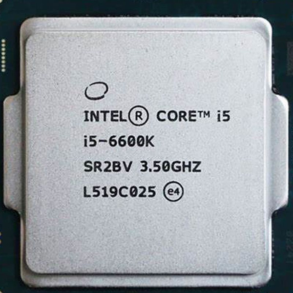 Процессор Intel i5-6600K Core i5 6-го поколения, BOX (без кулера), 4 яд ...