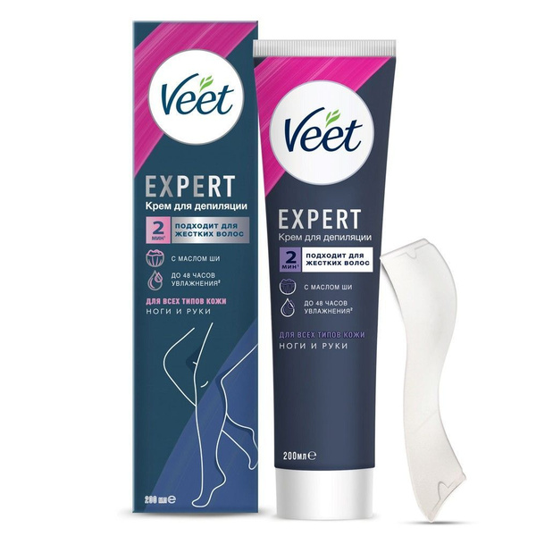 Veet Expert, крем для депиляции для всех типов кожи 200 мл - купить с ...