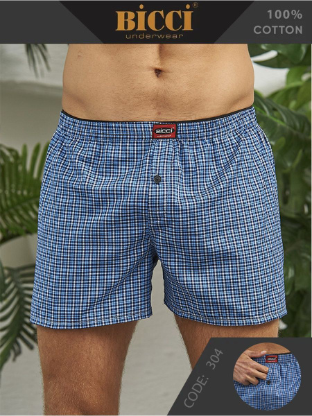 Трусы Мужской Dagi Хлопок голубой, белый, размер 54, 56 Турция Клетка купить c доставкой на OZON ...