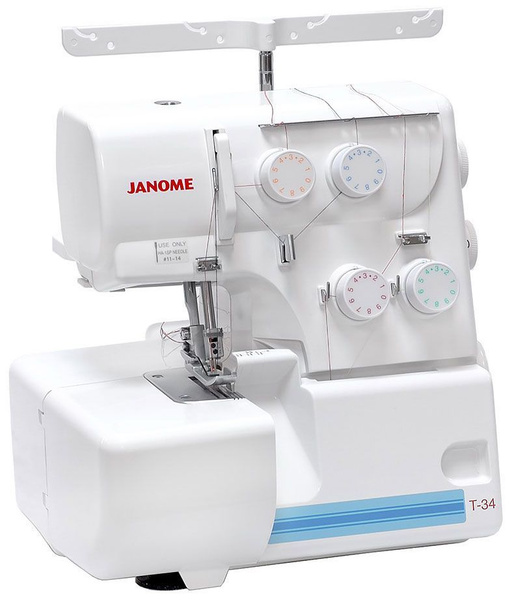 Оверлок Janome T-34 - купить по выгодной цене в интернет-магазине OZON (1083314037)