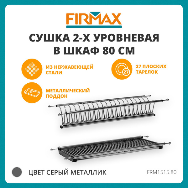 Сушилка для посуды FIRMAX , 80 см х 28 см , 1 шт - купить по выгодной ...