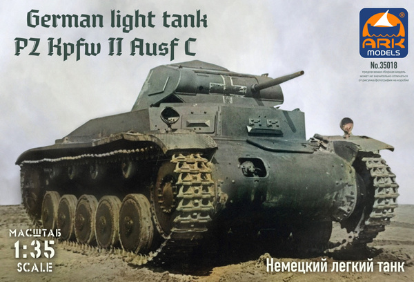 ARK Models Pz Kpfw II Ausf C, Немецкий лёгкий танк Т-II C, Сборная ...