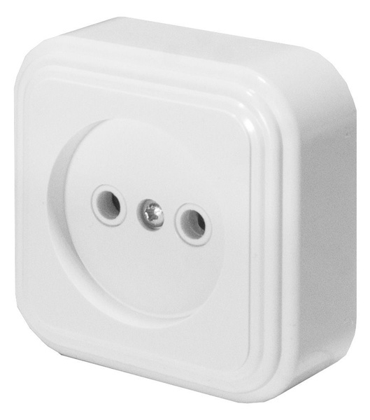 Розетка электрическая 5шт. / Розетка накладная 250V 16А, белый, Брест ...