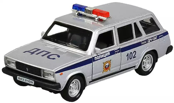 Модель машины ВАЗ-2104 ЖИГУЛИ ПОЛИЦИЯ 12 см 2104-12POL-SR купить на ...