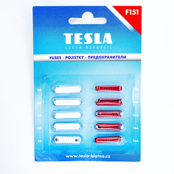 Набор предохранителей TESLA F151 (10штук) - купить по низкой цене в ...
