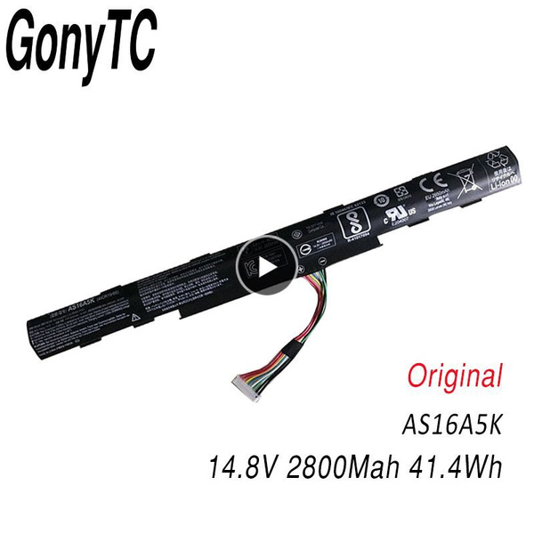 Аккумулятор для ноутбука 14,8 В 41,4 Втч для ноутбука Acer AS16A5K ...