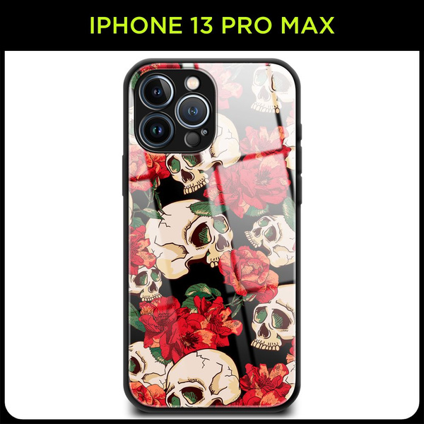 Стеклянный чехол на Apple iPhone 13 Pro Max / Айфон 13 Pro Max с ...