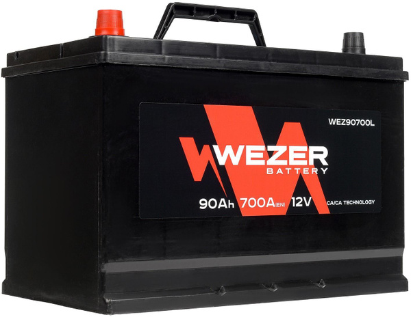 Аккумулятор автомобильный WEZER WEZER_Asia_Прямая (+/-) купить по ...
