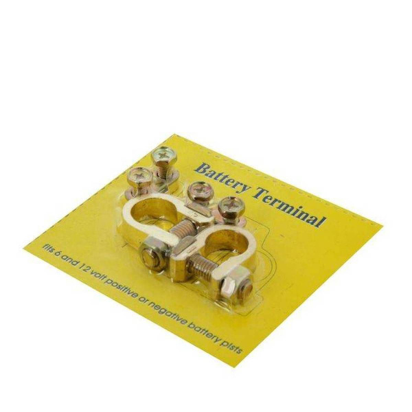 Клеммы аккумуляторные, универсальные, из металла, 2 шт в 1 наборе ...