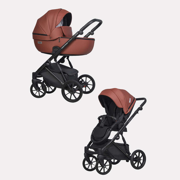 Коляска 2в1 Riko Basic Montana Ecco 17 Maroon - купить с доставкой по ...