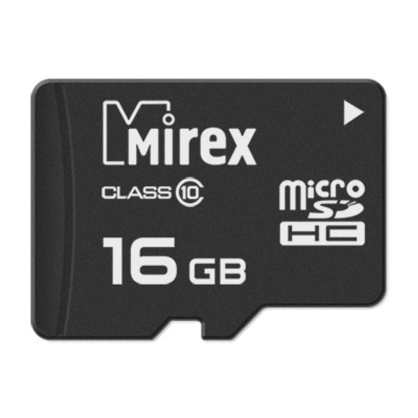 Карта памяти Mirex microSDHC 16Gb (class 10), (13612-MC10SD16) - купить ...