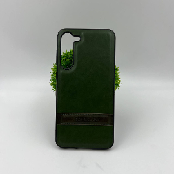 Премиальный кожаный чехол / Leather case / Puloka Classic / для Samsung ...