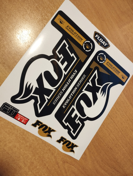 Наклейки Fox evolution для велосипеда на вилку, MTB Stickers - купить с ...