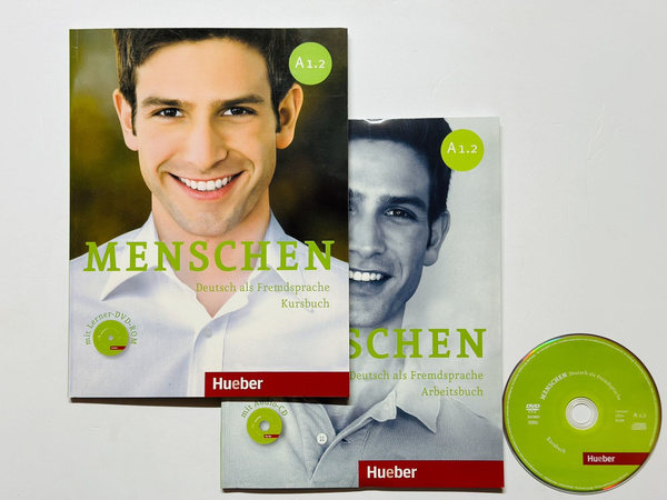 Menschen A1.2 комплект Kursbuch+Arbeitsbuch+DVD-ROM (Учебник + Рабочая Тетрадь + Диск) купить на ...