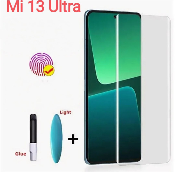 Xiaomi 13 Ultra Защитное стекло 3D UV (клей + УФ лампа) ксиоми ми 13 ...