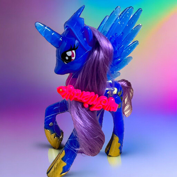 My Little Pony Принцесса Селестия (синяя) -14 см/Светящаяся фигурка ...