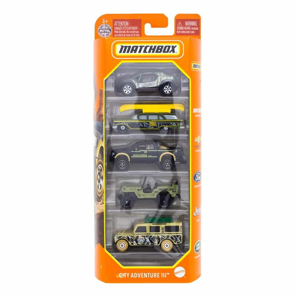 Набор машинок Matchbox City Adventure III 5 шт. купить на OZON по ...