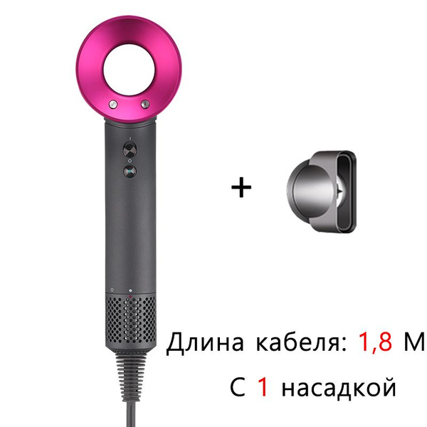Фен для волос SenCiciMen HD15, розовый - купить по выгодным ценам в ...