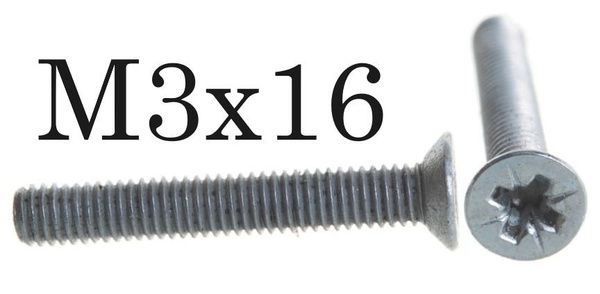 Винт M3 x , головка: Потайная, 20 шт - купить по выгодной цене в интернет-магазине OZON (1271422050)