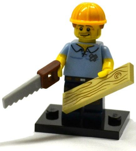 Минифигурка Lego Carpenter, Series 13 col13-9 71008 - купить с ...
