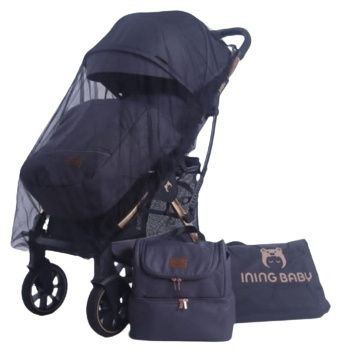 Коляска прогулочная Ining baby F7PRO, черный - купить с доставкой по ...