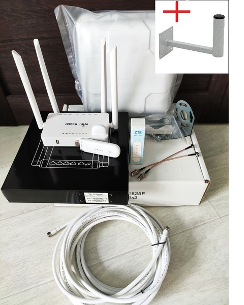 Готовый комплект интернета для дачи дома ZTE MF79 модем LTE 4G 3G WIFI ...
