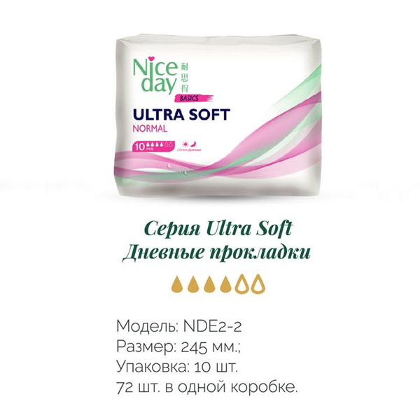 Прокладки дневные Nice Day Ultra soft гигиенические 10 шт ...