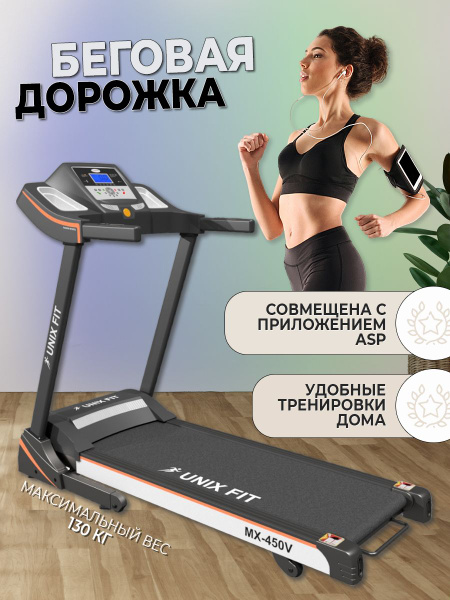 Беговая дорожка UNIX Fit MX-450V - купить по доступным ценам в интернет ...