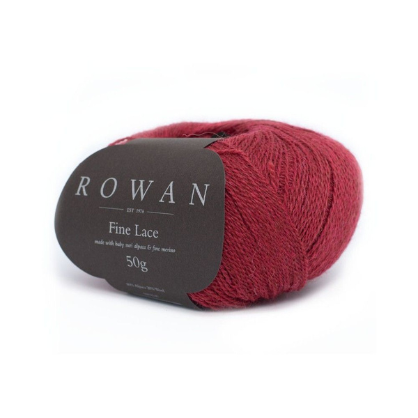 Пряжа Rowan Fine Lace 50г/400м, цвет 953 Ruby (80% альпака, 20% шерсть ...