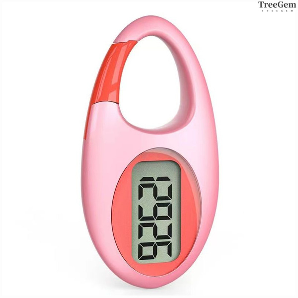 3D электронный шагомер карманный, карабин счетчик шагов для спорта и ...