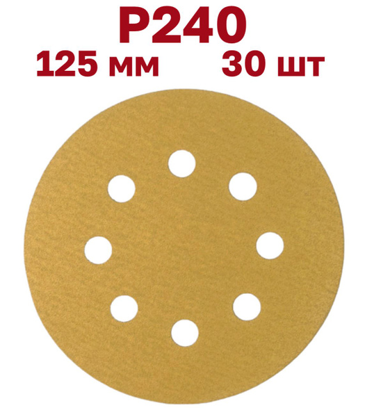 Круг шлифовальный Vitatools 125 - купить по низким ценам в интернет-магазине OZON (1330951220)