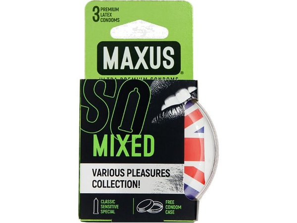 Набор презервативов MAXUS AIR Mixed №3 - купить с доставкой по выгодным ценам в интернет ...