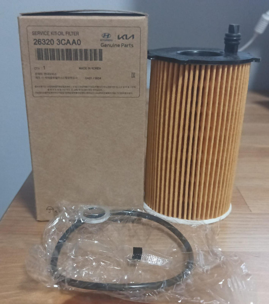 Фильтр масляный Hyundai-KIA 26320 3CAA0 - купить по выгодным ценам в ...